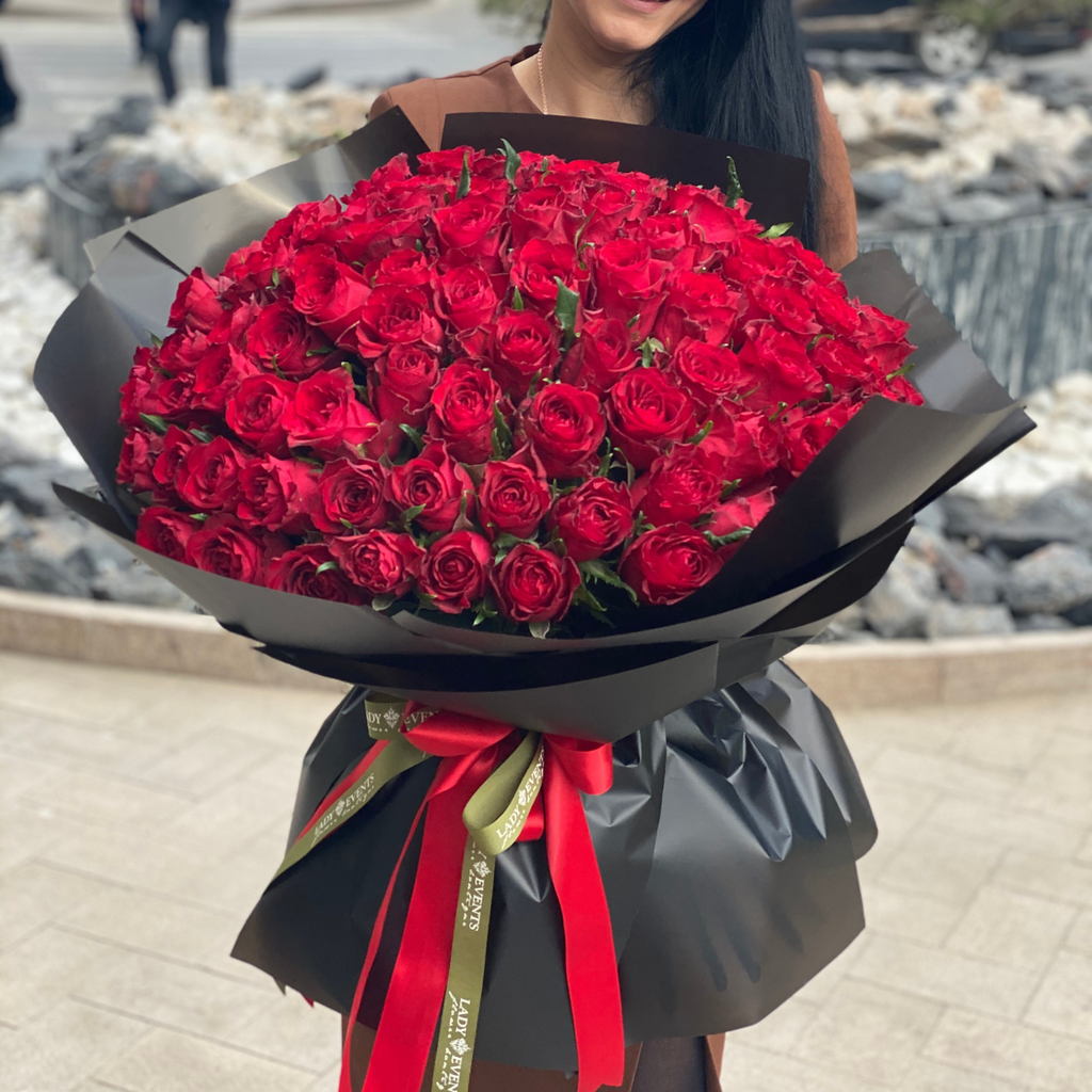 Buchet 101 trandafiri – LADY EVENTS